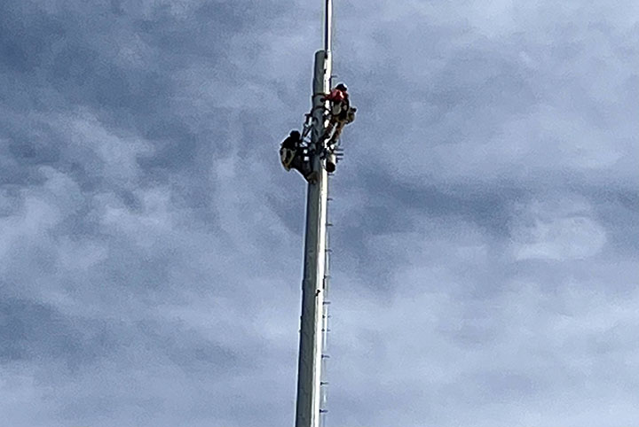 New 911 Tower goes up in Alpena | News, Sports, Jobs - The Alpena News